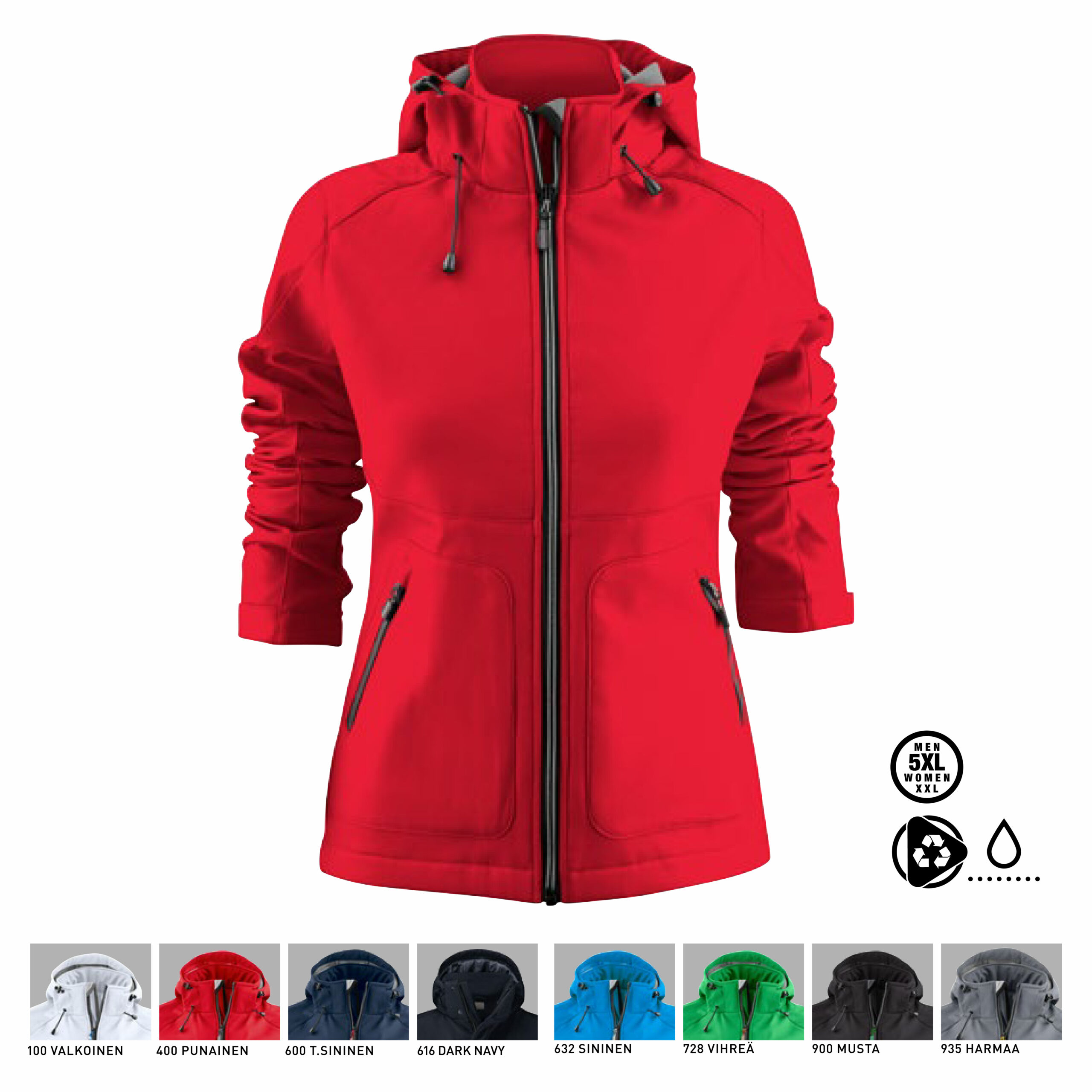 Naisten Printer softshell-takki Karting | Marlea